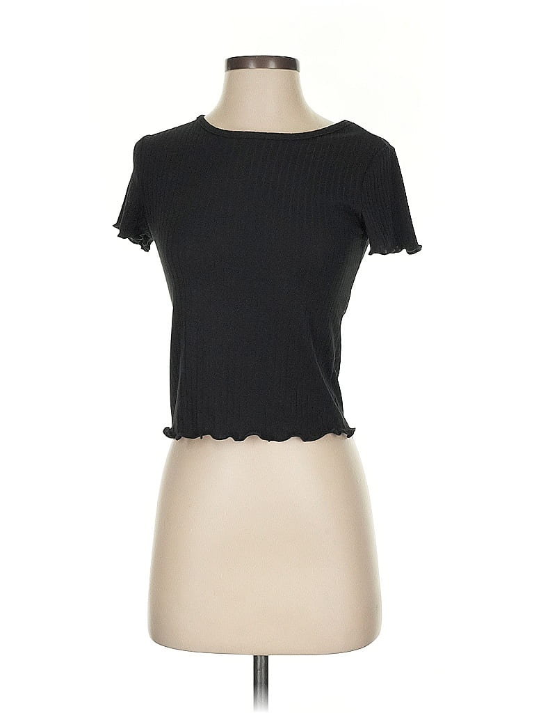 Olivia Rae Black Short Sleeve Turtleneck Size S - 46% off | ThredUp