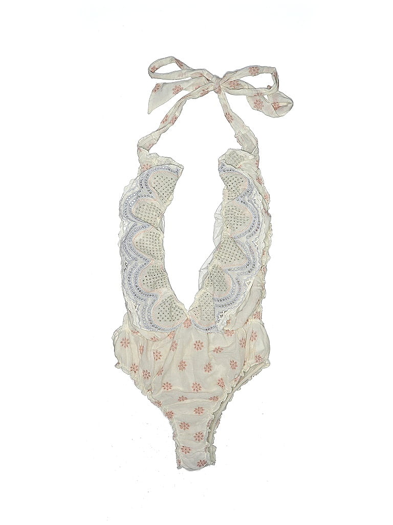 LoveShackFancy 100% Cotton Ivory Bodysuit Size XS - 67% off | ThredUp