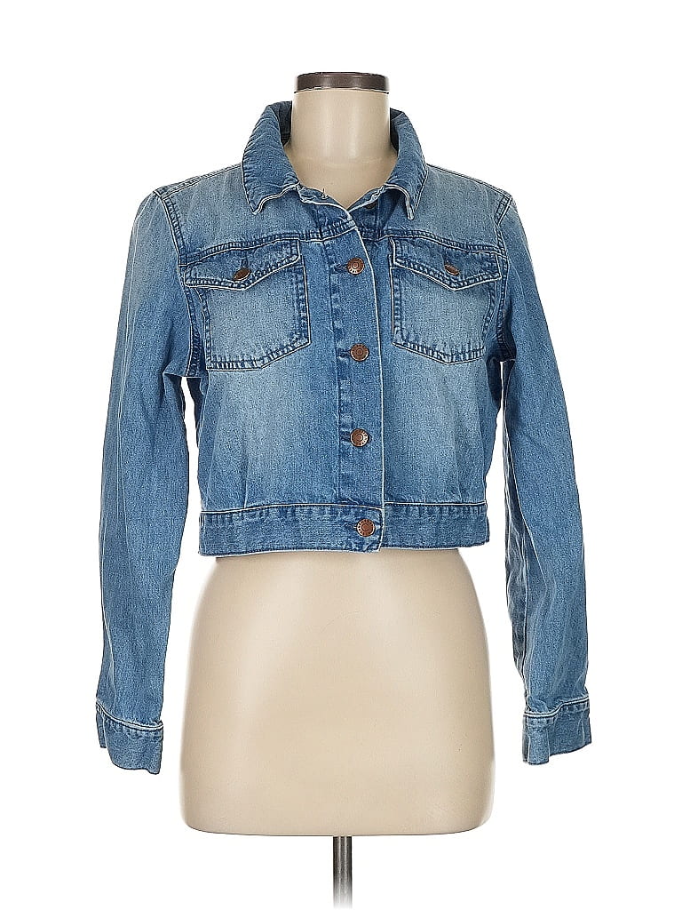 BCBGeneration 100% Cotton Blue Denim Jacket Size M - 70% off | ThredUp