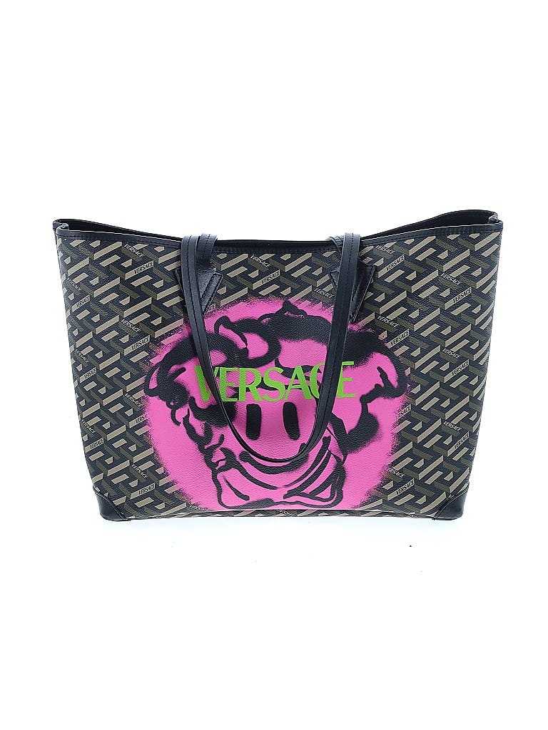 Versace Graphic Pink Medusa Smiley Tote One Size - 63% off | ThredUp