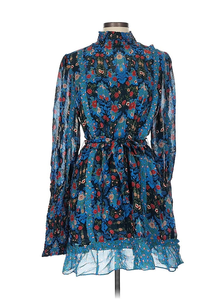 FARM Rio 100% Viscose Paisley Blue Cocktail Dress Size L - 36% off ...