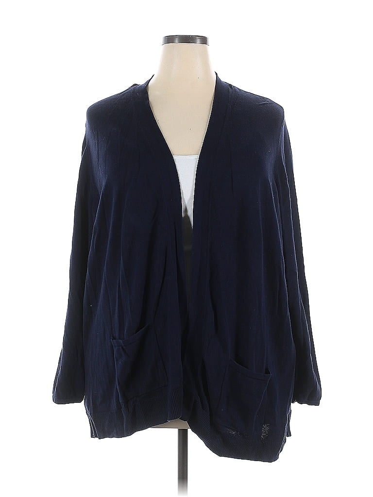 Croft & Barrow Blue Cardigan Size 3X (Plus) - 47% off | ThredUp