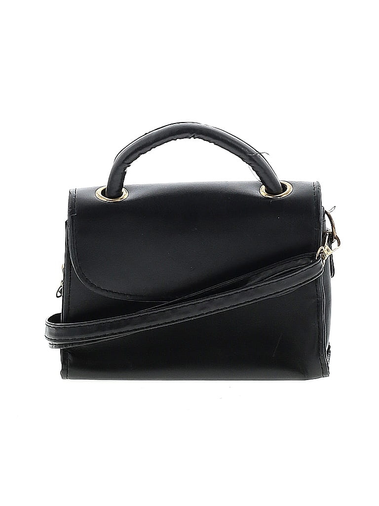 Unbranded Solid Black Satchel One size - 65% off | ThredUp