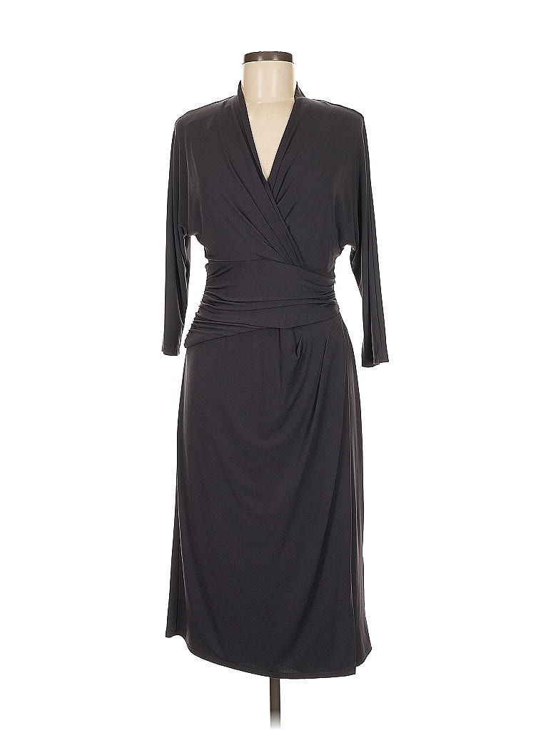 Suzi Chin for Maggy Boutique Gray Cocktail Dress Size 8 - 84% off | ThredUp
