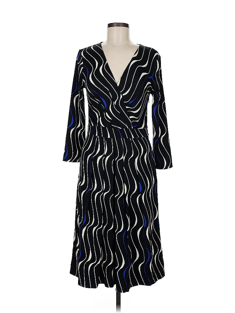 Talbots Blue Black Cocktail Dress Size 6 - 78% off | ThredUp