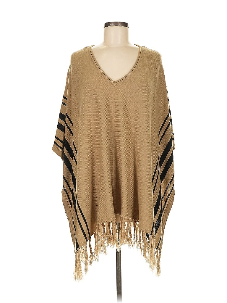 Forever 21 Tan Poncho One Size - 51% off | ThredUp
