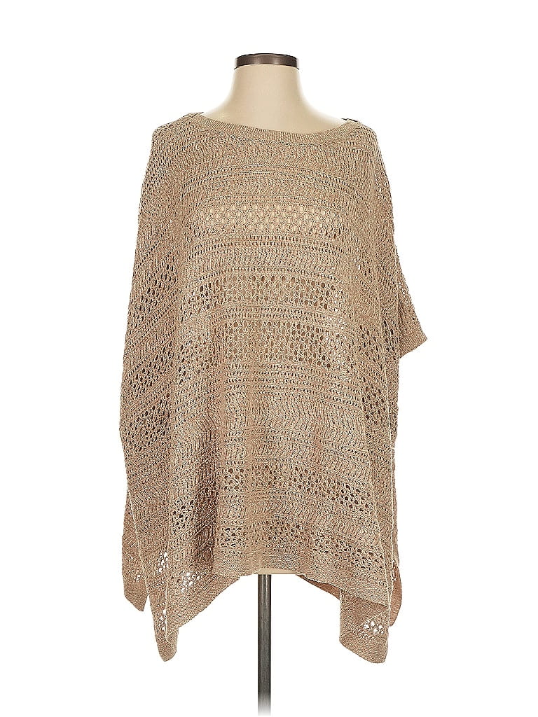 J.Jill Tan Poncho Size Sm - Lg - 70% off | ThredUp