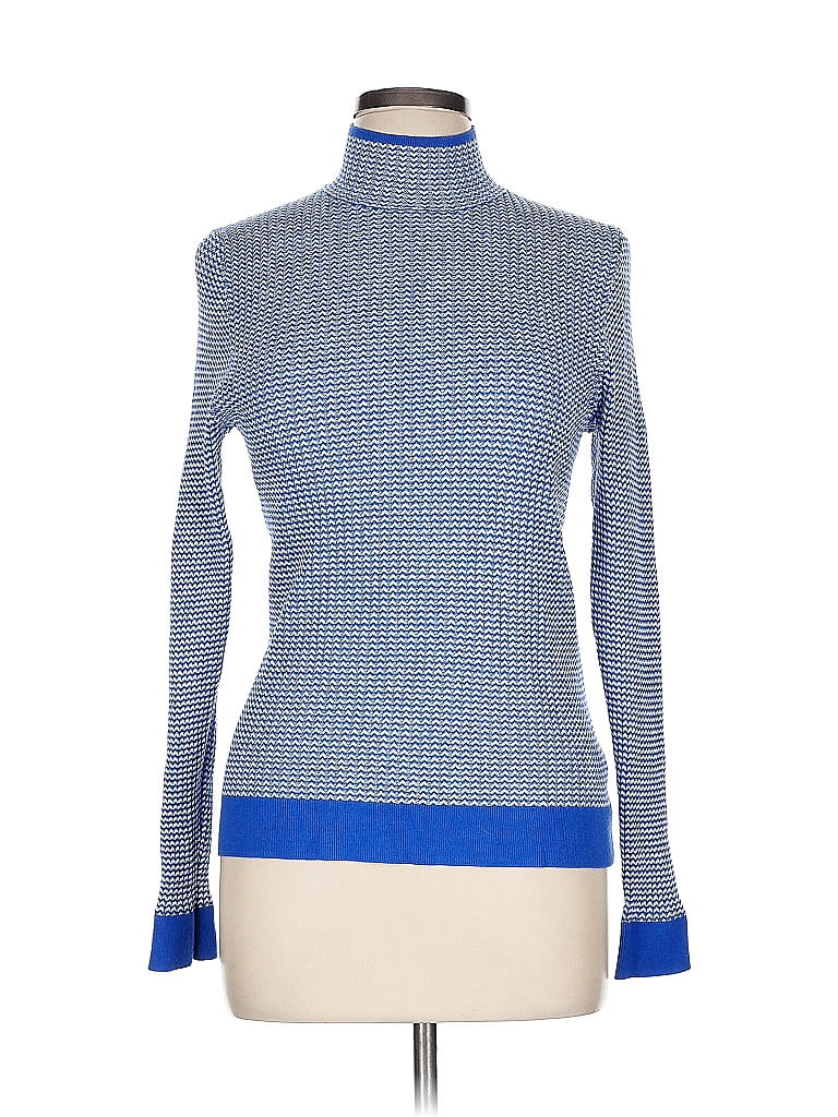 Pure Navy Blue Turtleneck Sweater Size L - 74% off | ThredUp