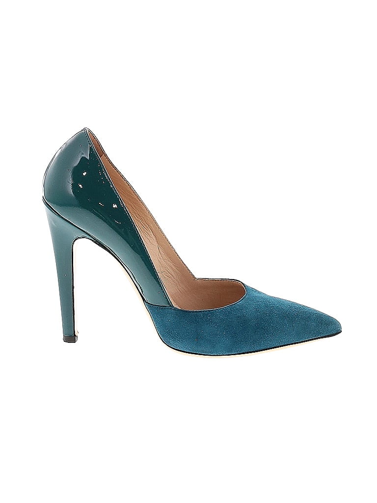 M. Gemi Teal Heels Size 36.5 (EU) - 75% off | ThredUp