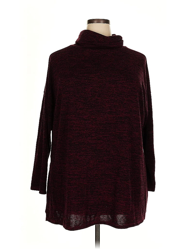 RACHEL Rachel Roy Burgundy Turtleneck Sweater Size 3X (Plus) - 72% off ...