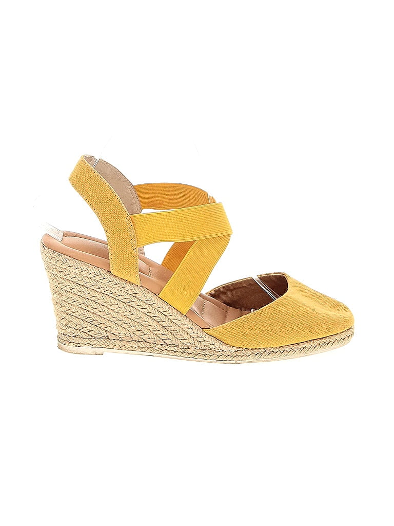 Me Too Yellow Wedges Size 8 1/2 - 61% off | ThredUp