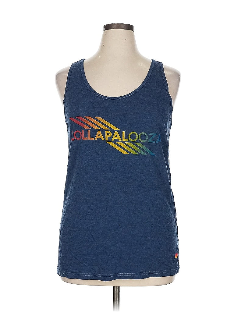 Aviator Nation Blue Tank Top Size XL - 51% off | ThredUp