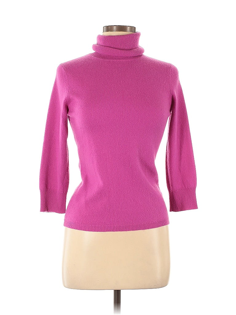 Express Design Studio 100% Cashmere Pink Cashmere Pullover Sweater Size ...