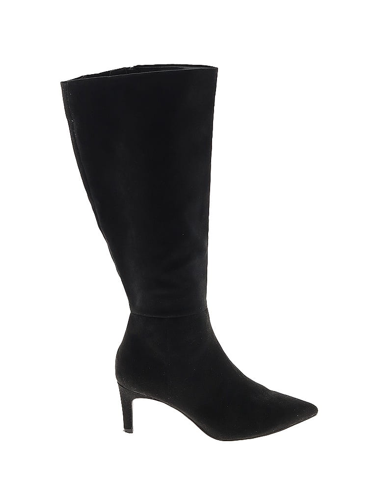 A New Day Black Boots Size 7 1/2 - 37% off | ThredUp