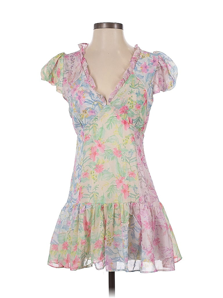 For Love Bell Floral Pink Cocktail Dress Size S - 68% off | ThredUp