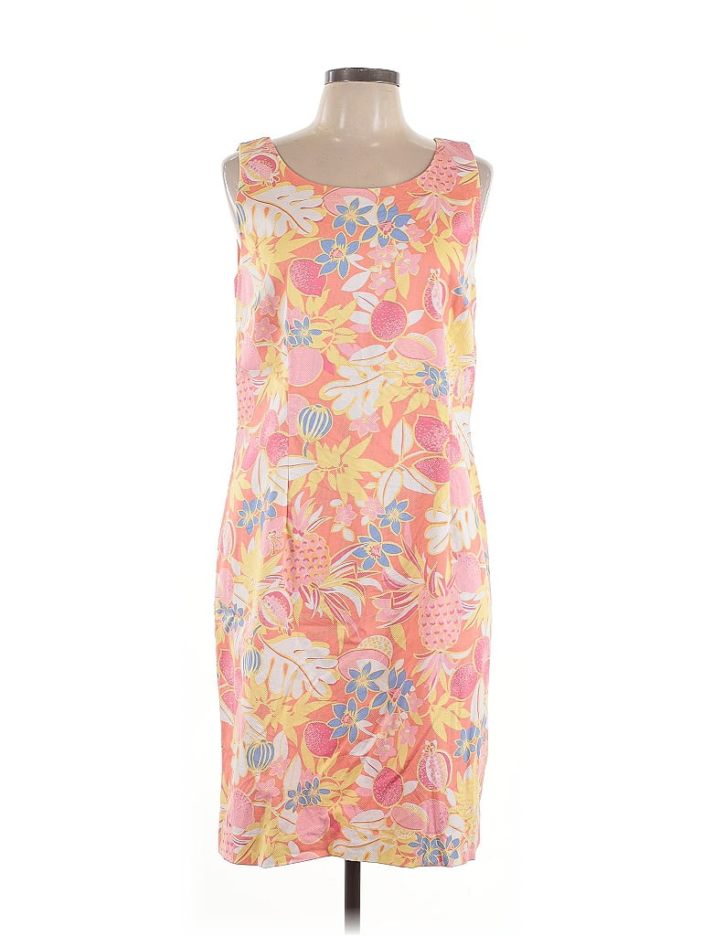 Talbots Tropical Pink Cocktail Dress Size 12 - 75% off | ThredUp