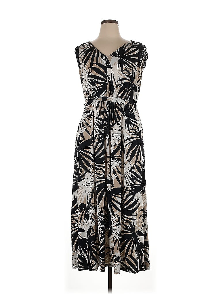 Lane Bryant Tropical Brown Casual Dress Size 14 - 69% off | ThredUp