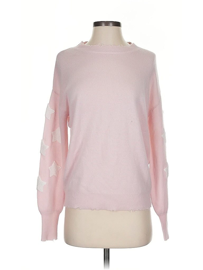 Christopher Fischer 100% Cashmere Stars Pink Cashmere Pullover Sweater ...