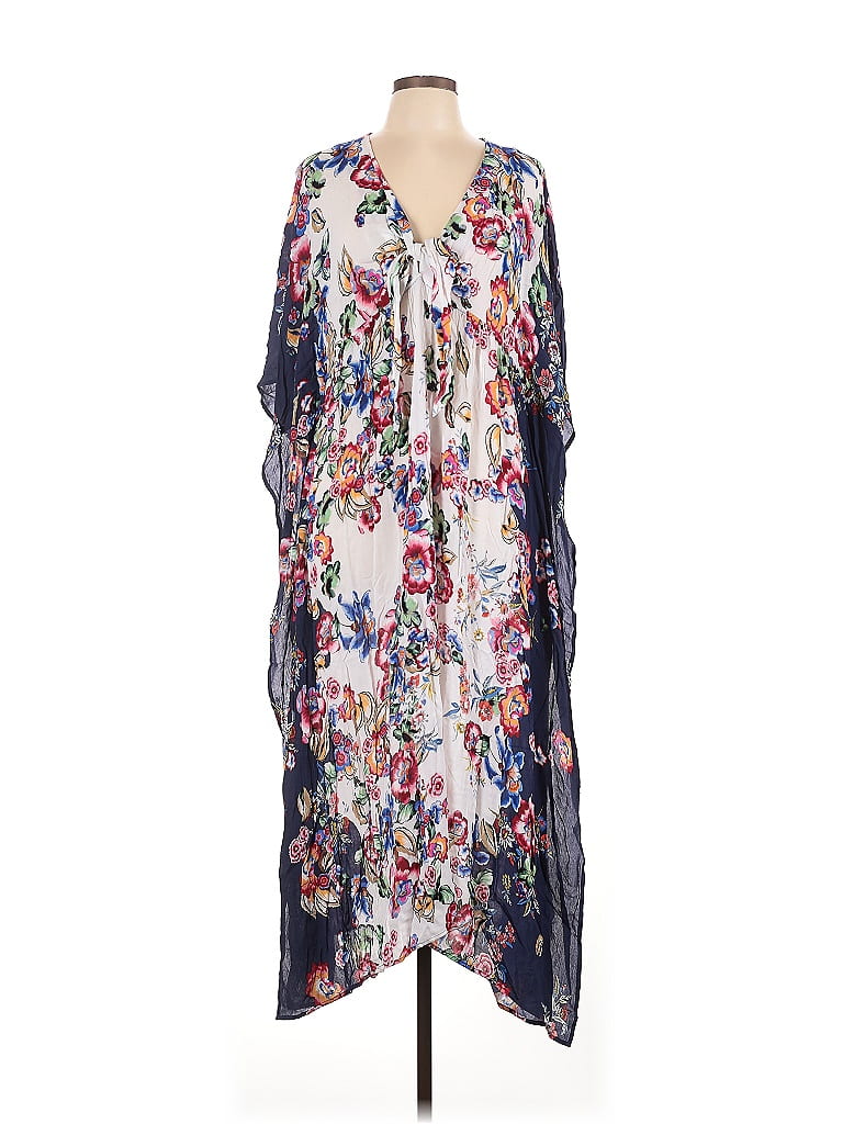 Johnny Was Blue Casual Dress Size M - 65% off | ThredUp