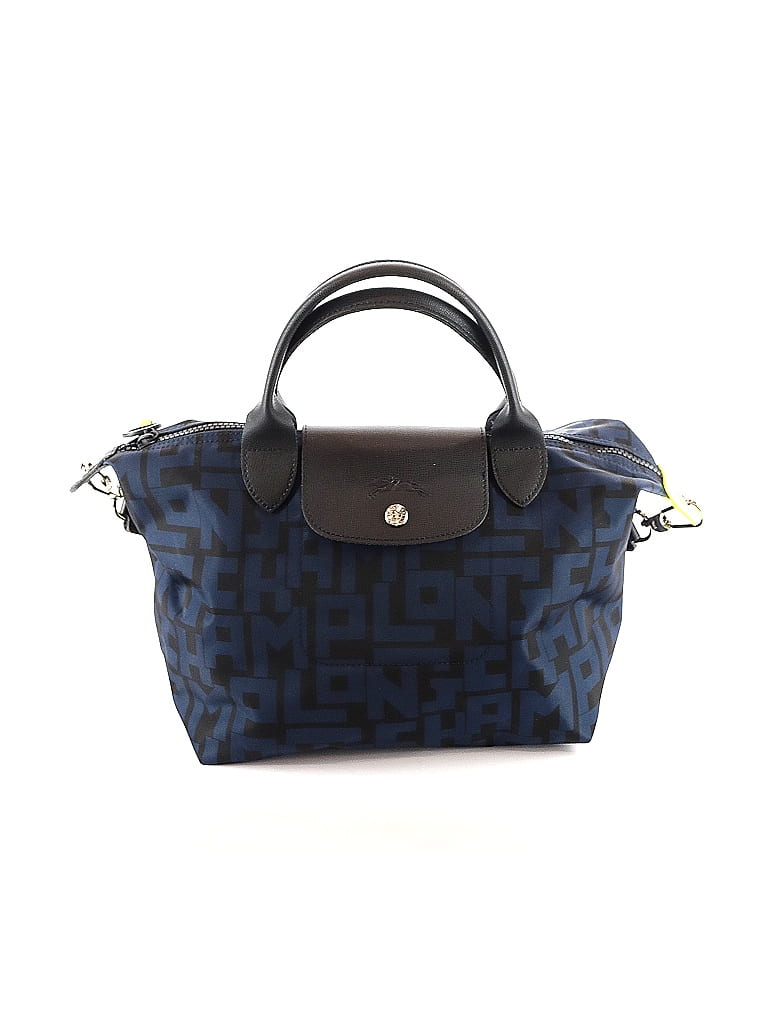 Longchamp Print Blue Satchel One Size - 64% off | ThredUp