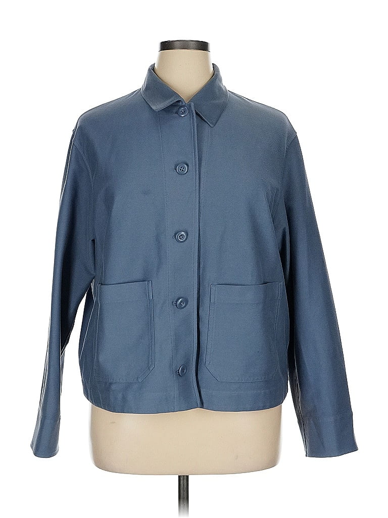 Uniqlo Blue Jacket Size XL - 50% off | ThredUp