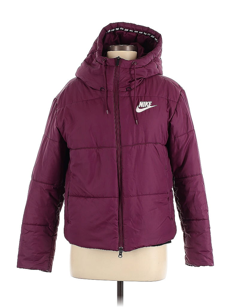 Nike 100% Polyester Purple Snow Jacket Size M - 60% off | ThredUp
