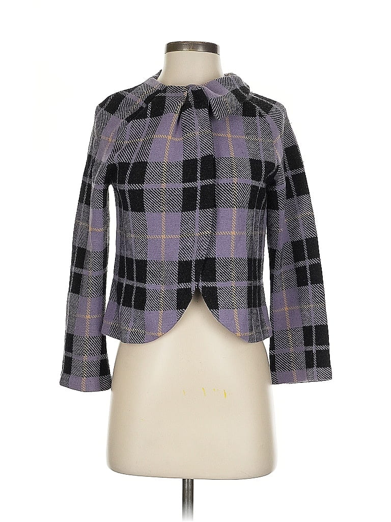 Charlie & Robin 100% Wool Purple Wool Cardigan Size S - 73% off | ThredUp