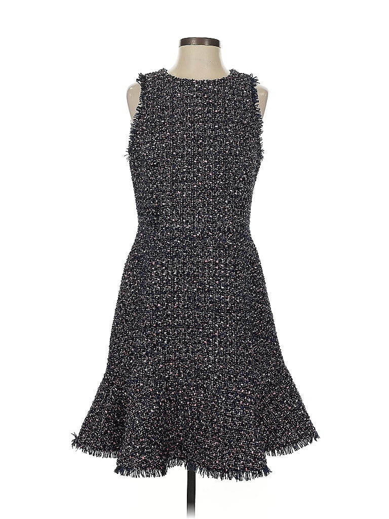 Eliza J 100% Polyester Tweed Black Cocktail Dress Size 6 - 78% off ...