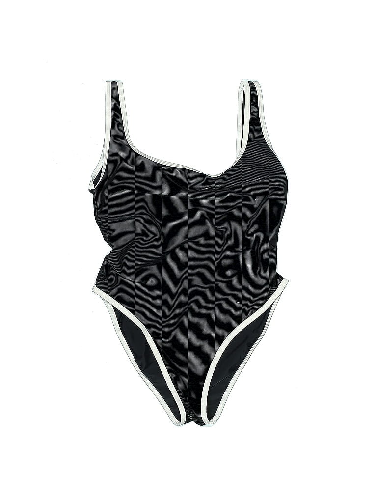 Lain Snow Graphic Black One Piece Swimsuit Size XL - 56% off | ThredUp