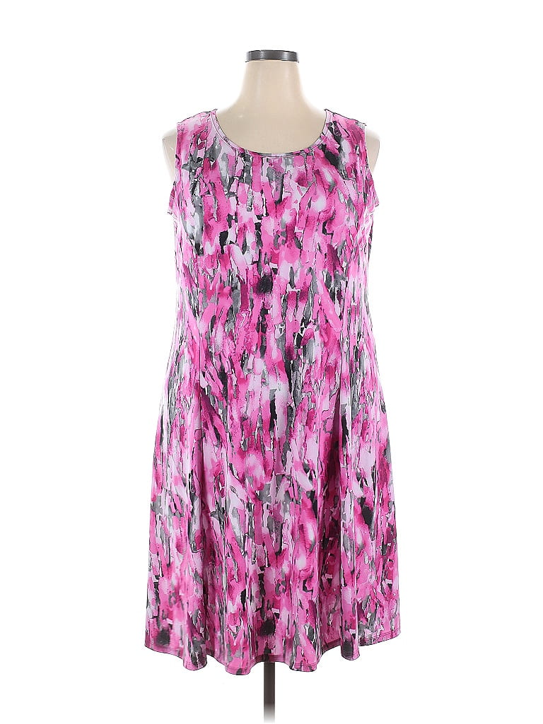 TanJay Print Pink Cocktail Dress Size 18 (plus) - 59% off | ThredUp