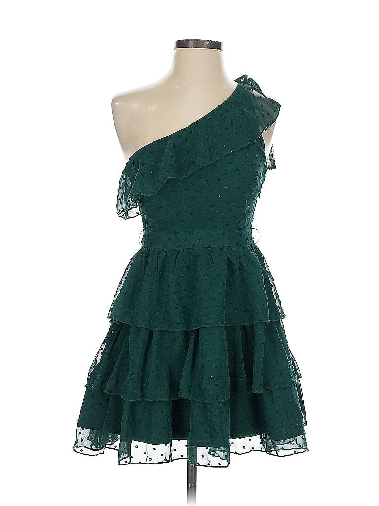 showpo 100% Polyester Green Cocktail Dress Size 2 - 59% off | ThredUp