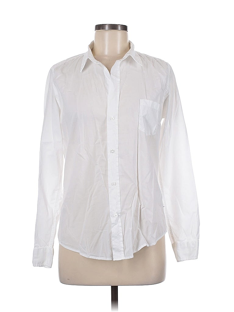 Frank & Eileen 100% Cotton White Long Sleeve Button-Down Shirt Size M - 75% off | ThredUp