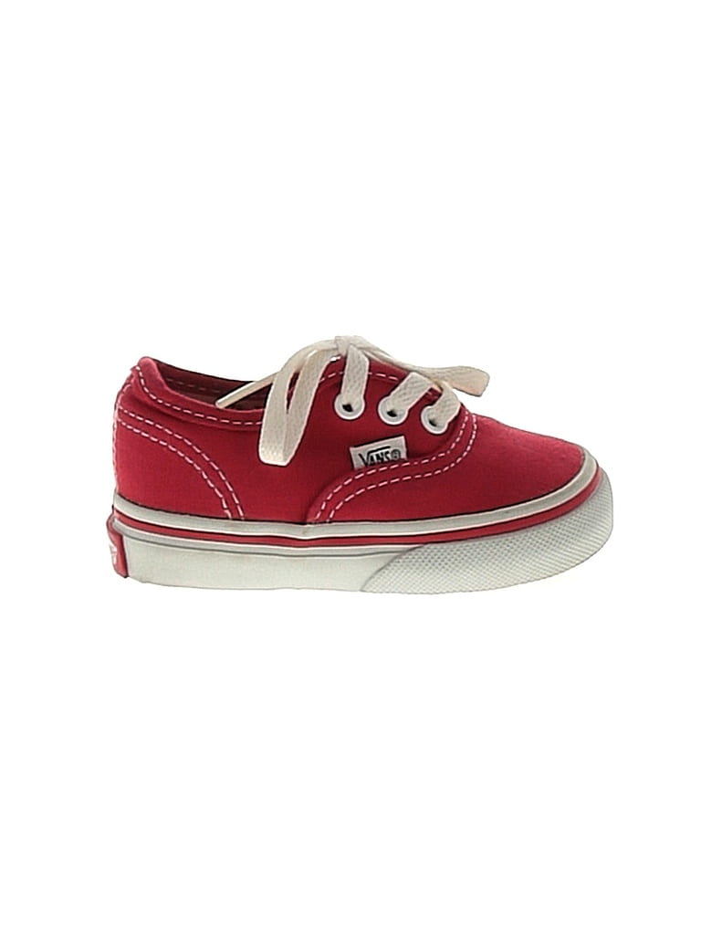 Vans Red Sneakers Size 4 - 62% off | ThredUp