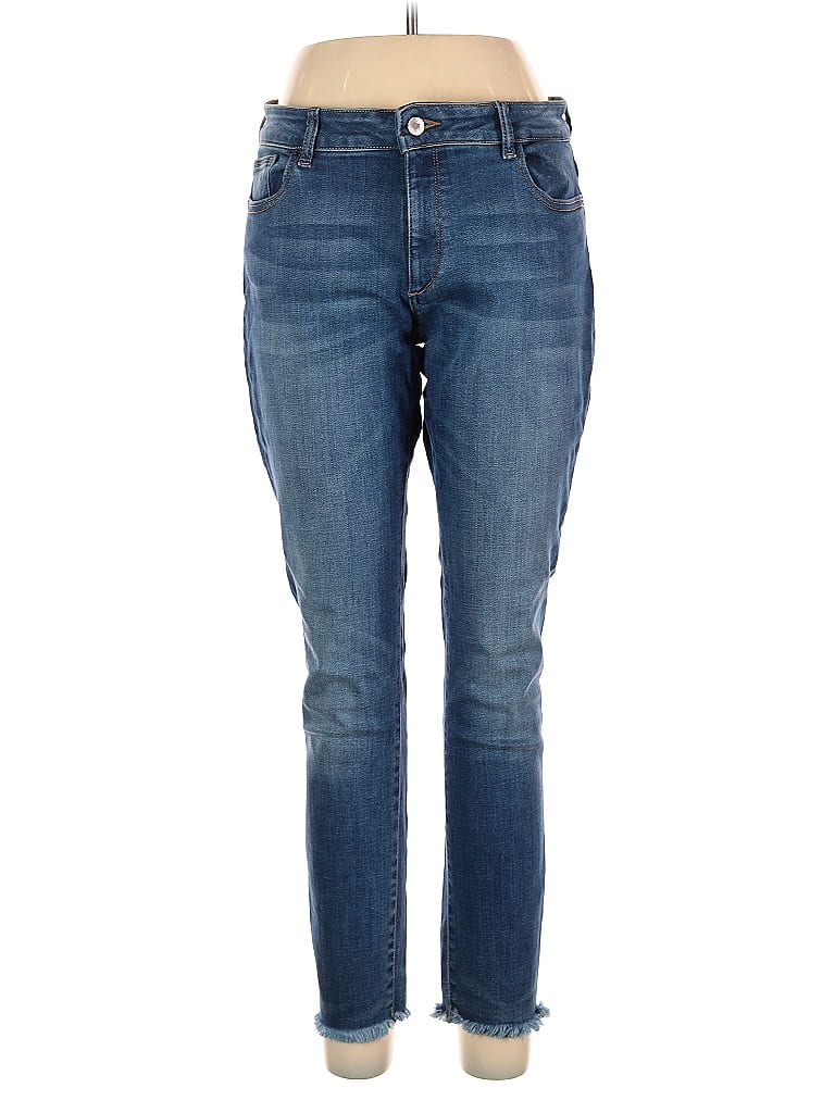 Coco Solid Blue Jeans Size 31 waist - 71% off | ThredUp