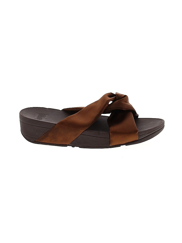 FitFlop Brown Sandals Size 8 - 67% off | ThredUp
