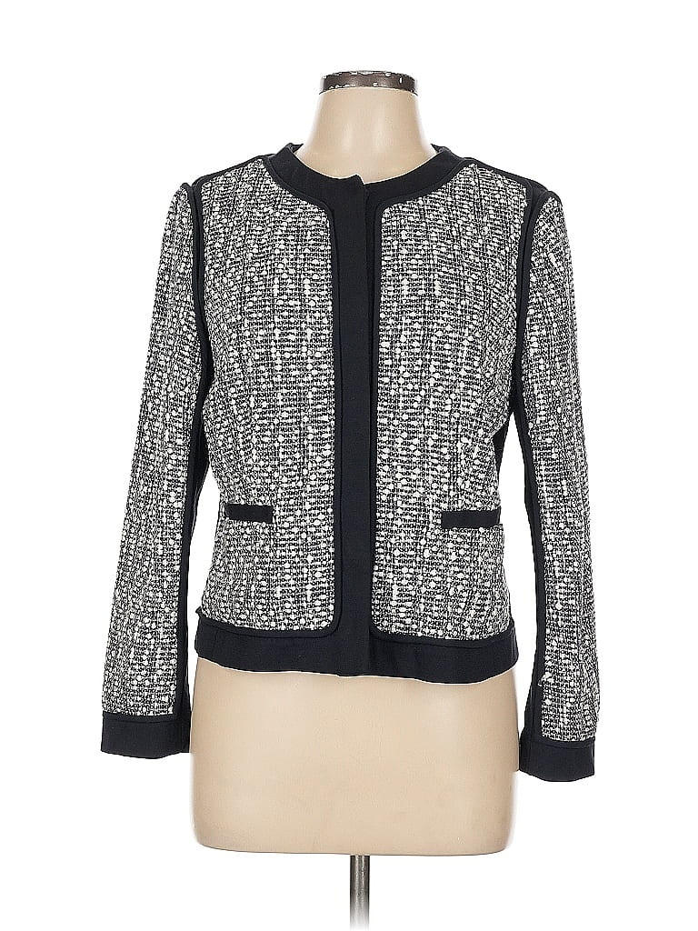Ann Taylor Gray Jacket Size 12 (petite) - 76% off | ThredUp