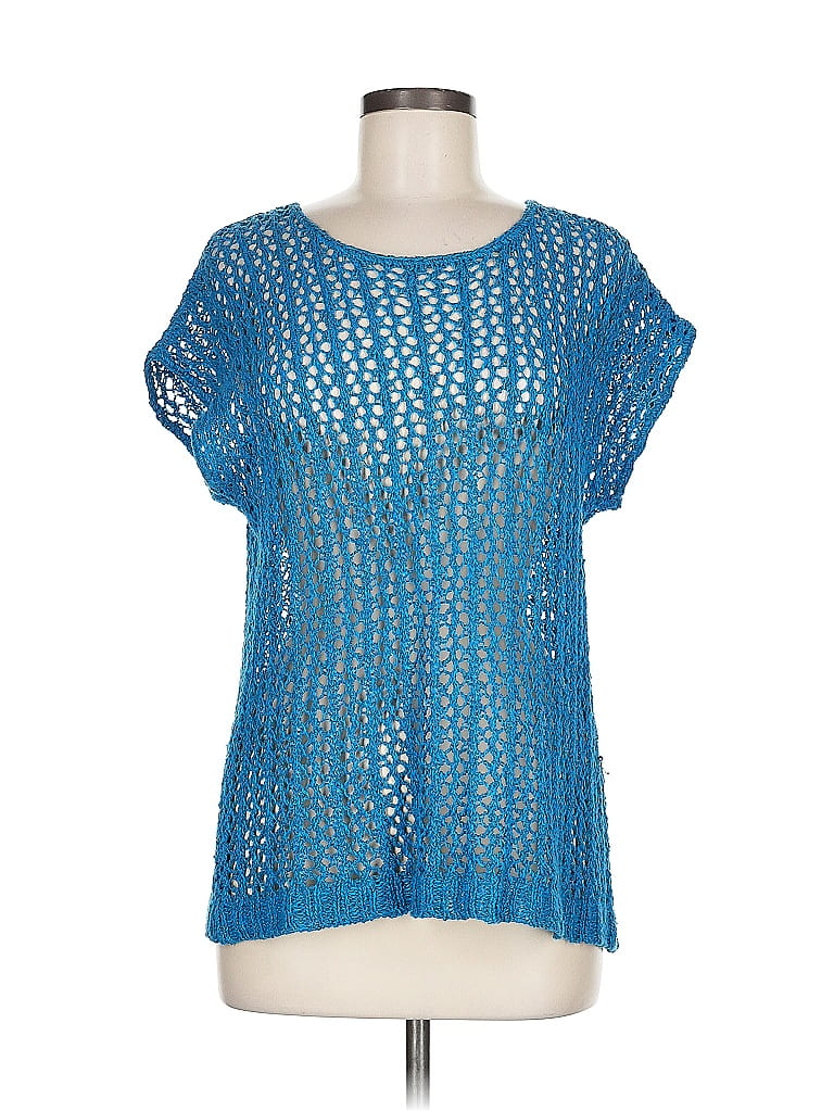 J.Jill Blue Poncho Size M - 69% off | ThredUp