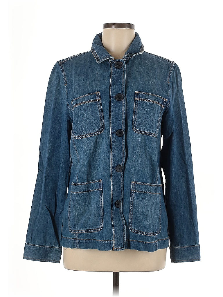 Talbots Blue Denim Jacket Size M - 75% off | ThredUp