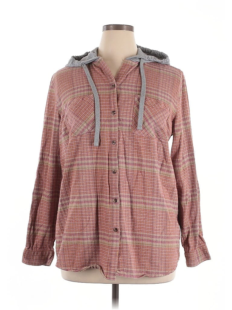 Natural Reflections 100% Cotton Brown Jacket Size XL - 71% off | ThredUp