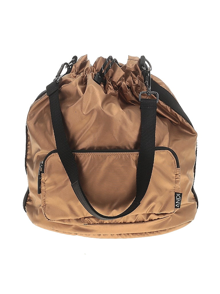 ANDI Graphic Solid Metallic Gold Crossbody Bag One Size - 47% off | ThredUp