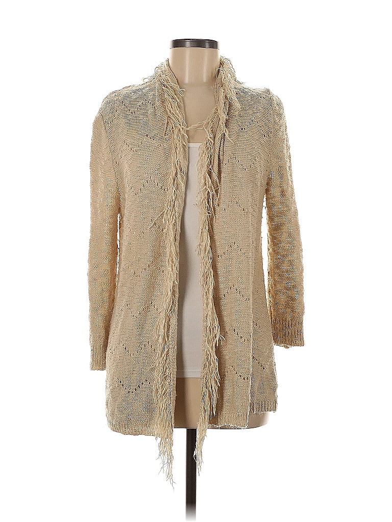 Absolutely Famous 100% Acrylic Tan Cardigan Size M - 53% off | ThredUp