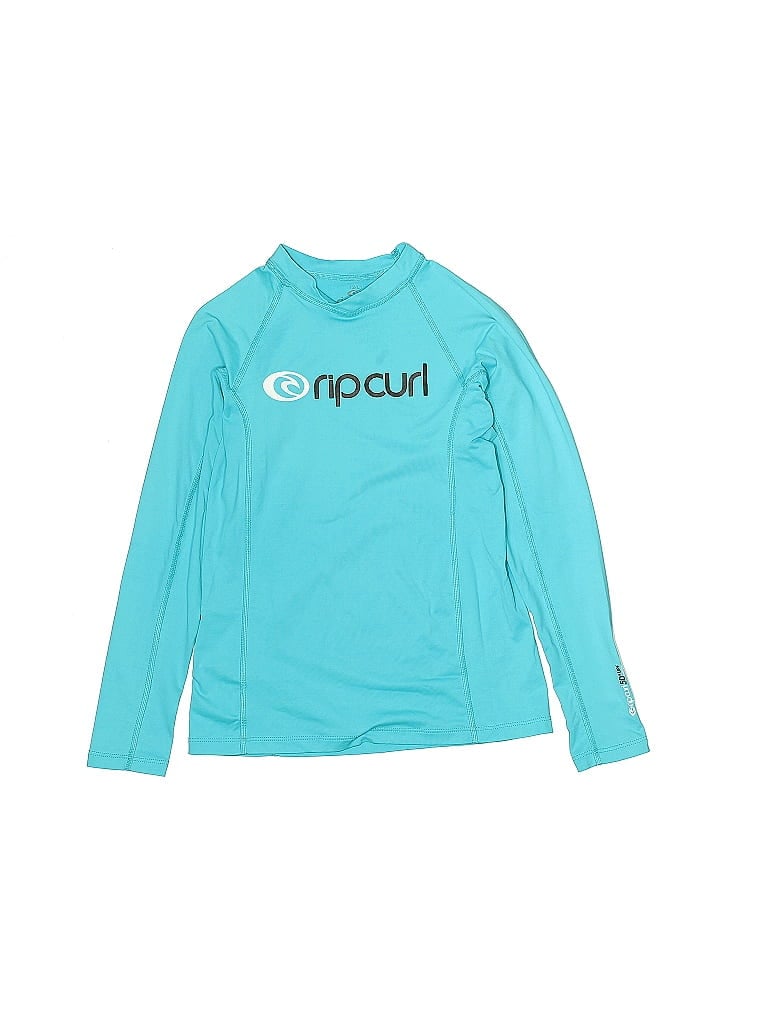 Rip Curl Teal Rash Guard Size 12 (big kids) - 46% off | ThredUp
