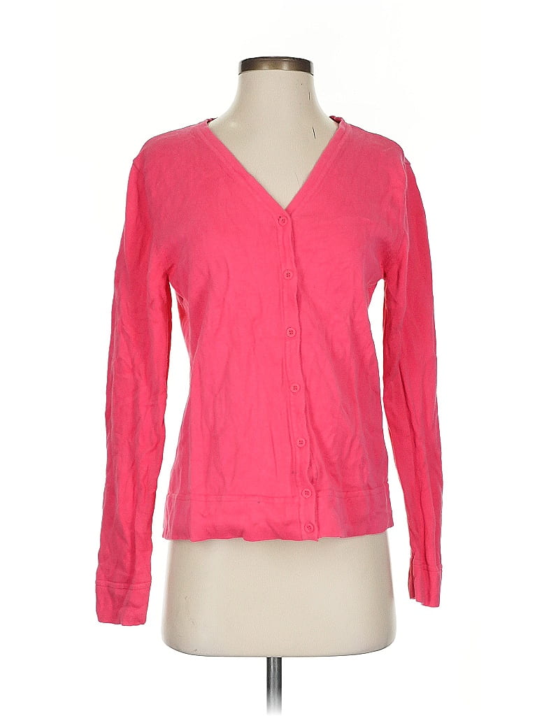 Field Gear 100% Cotton Pink Cardigan Size S - 46% off | ThredUp