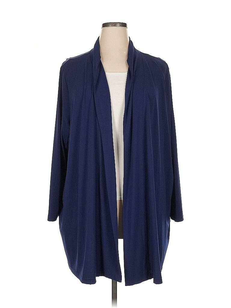 Ulla Popken Blue Kimono Size 20 - 55% off | ThredUp
