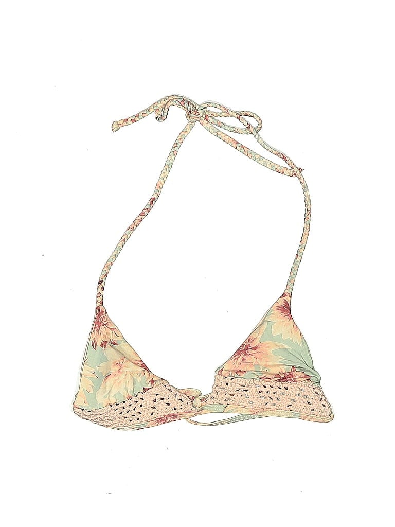 Frankies Bikinis Print Tan Swimsuit Top Size S - 65% off | ThredUp