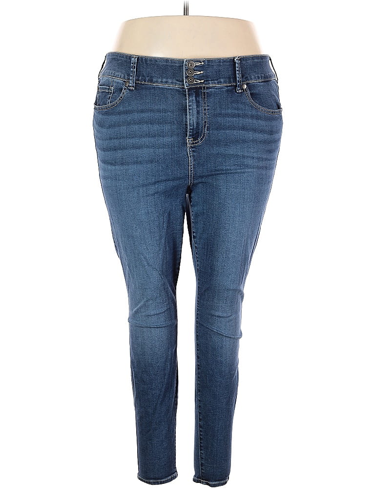 Torrid Solid Blue Jeans Size 22 - 66% off | ThredUp