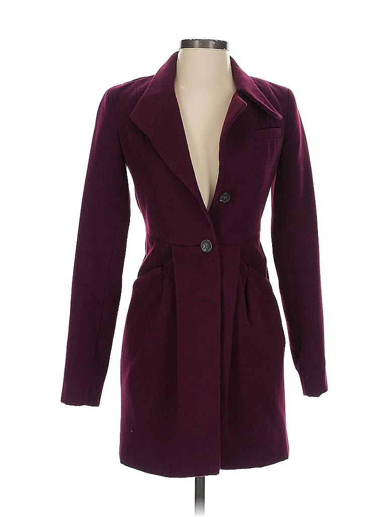 RACHEL Rachel Roy Burgundy Coat Size XS - 73% off | ThredUp