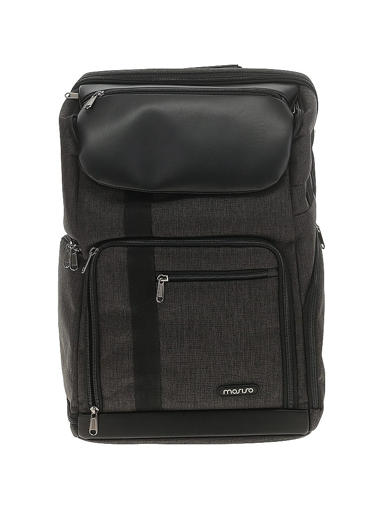 Mosiso Black Gray Backpack One Size - 16% off | ThredUp