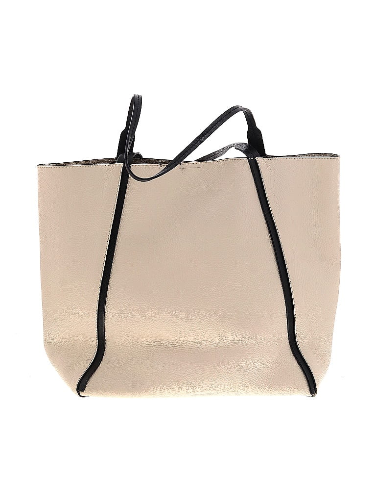 Botkier Solid Ivory Leather Tote One Size - 70% off | ThredUp