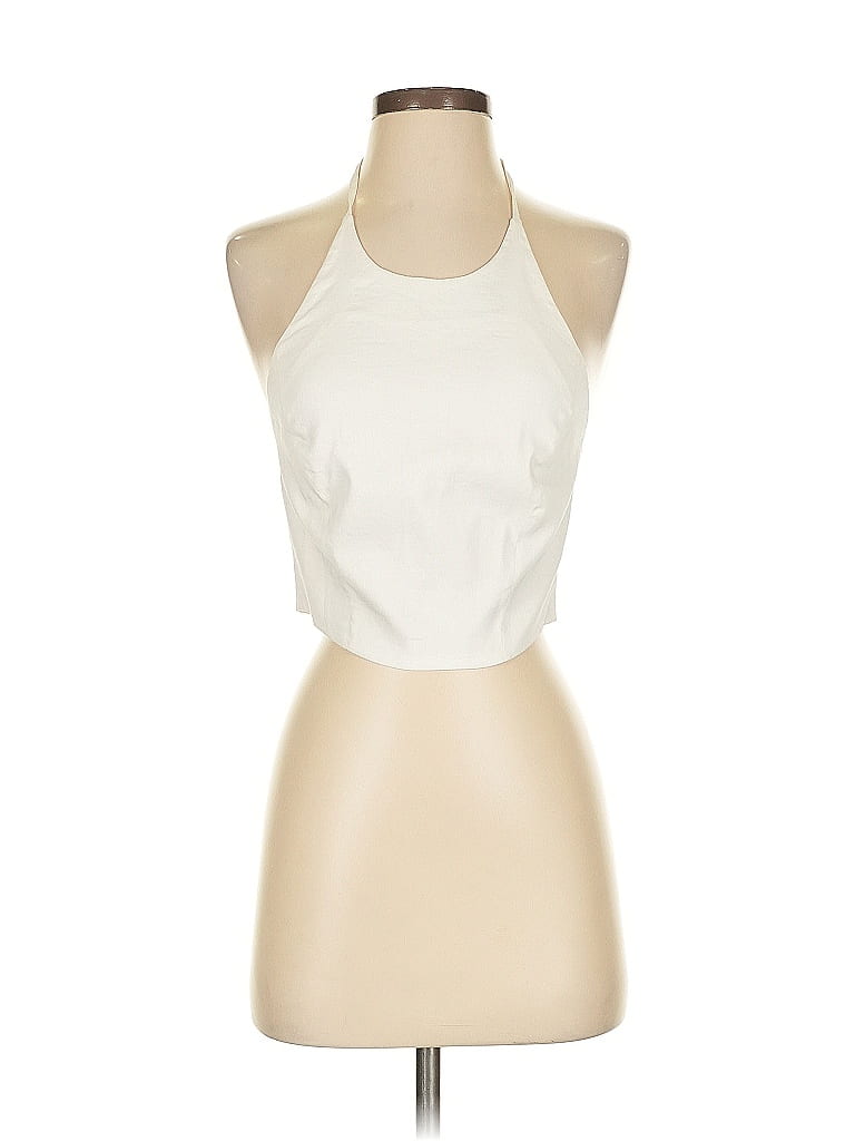 Bebe Ivory Halter Top Size 2 - 68% off | ThredUp